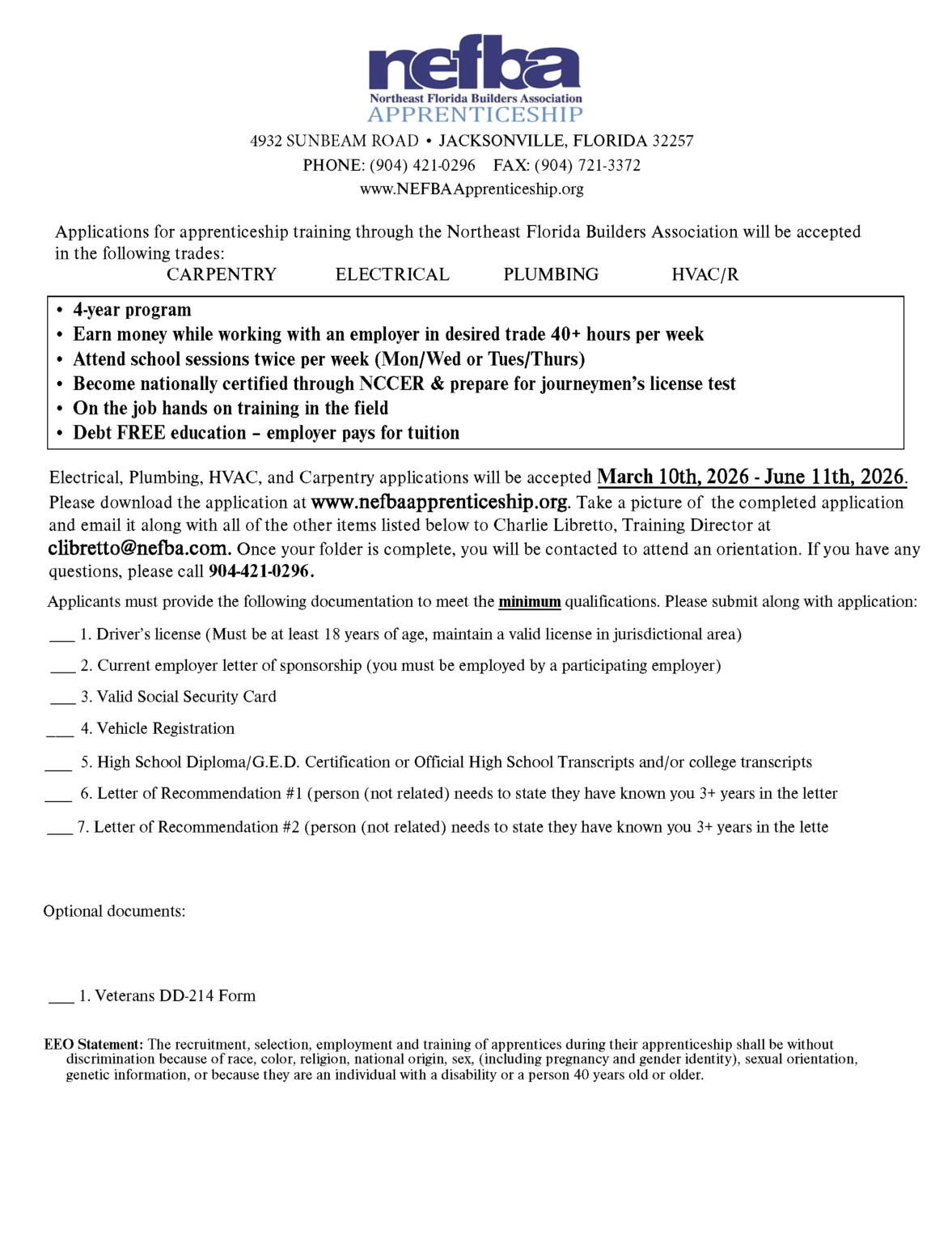 Apply Now - NEFBA Apprenticeship